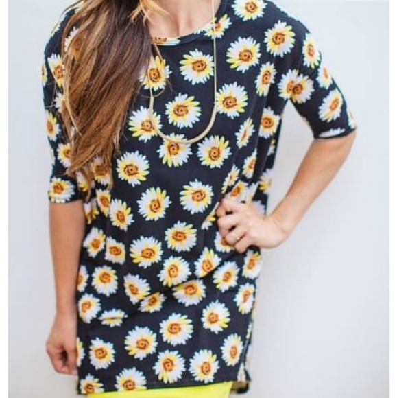 LuLaRoe | Tops | Lularoe Irma Daisy Pattern Sz Xs | Poshmark